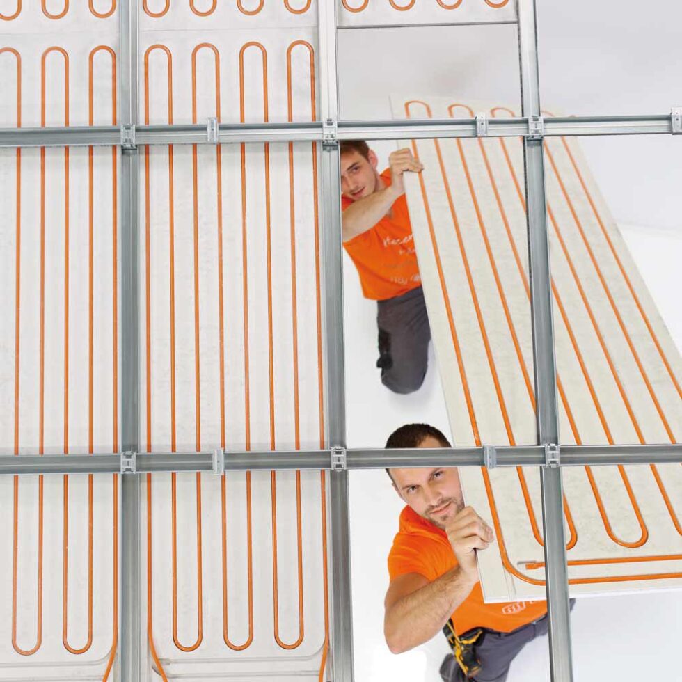 Variotherm száraz rendszerű mennyezetfűtés és mennyezethűtés 18+3 ...